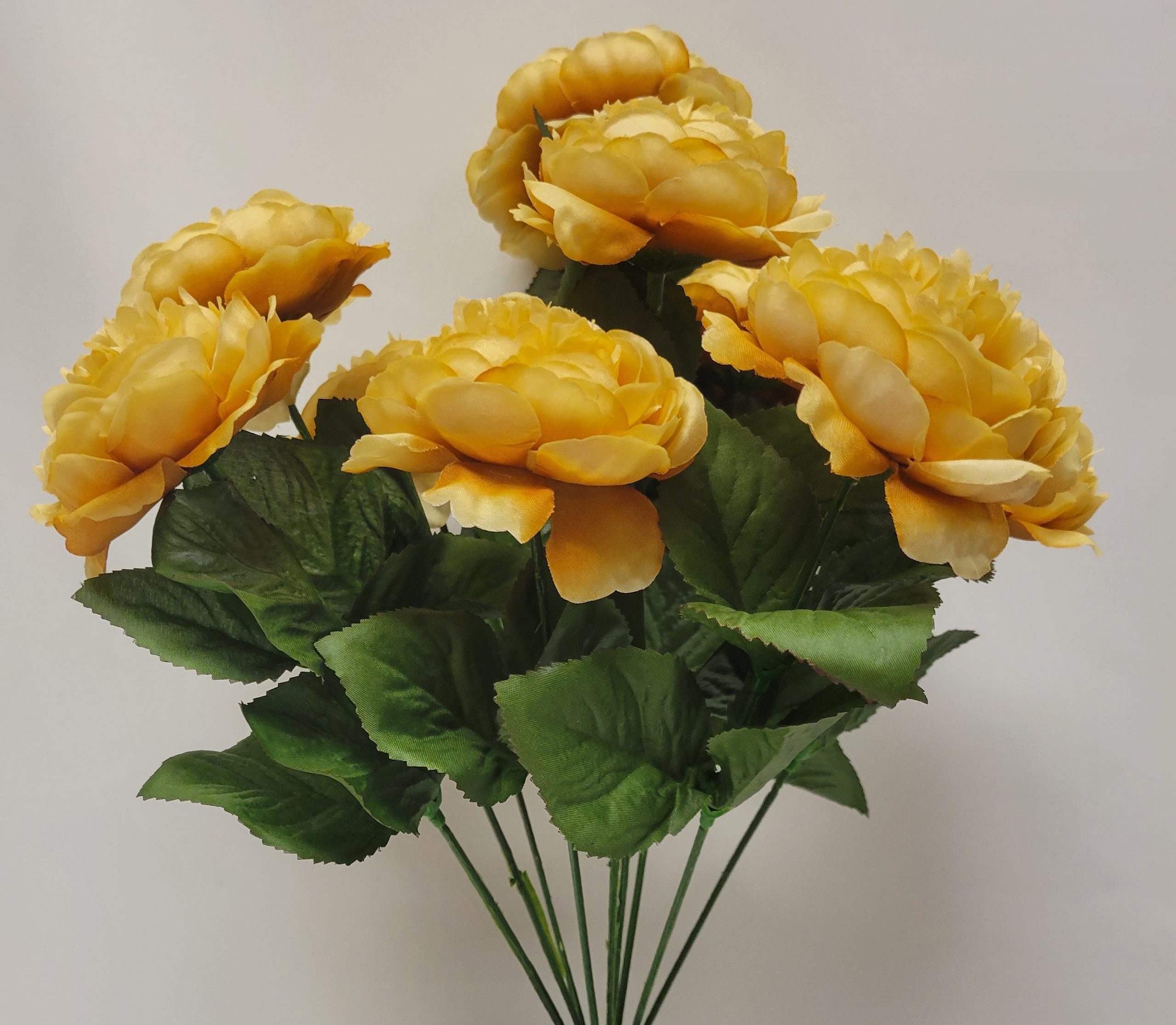 ANTIQUE GOLD FRENCH RANUNCULUS BUSH